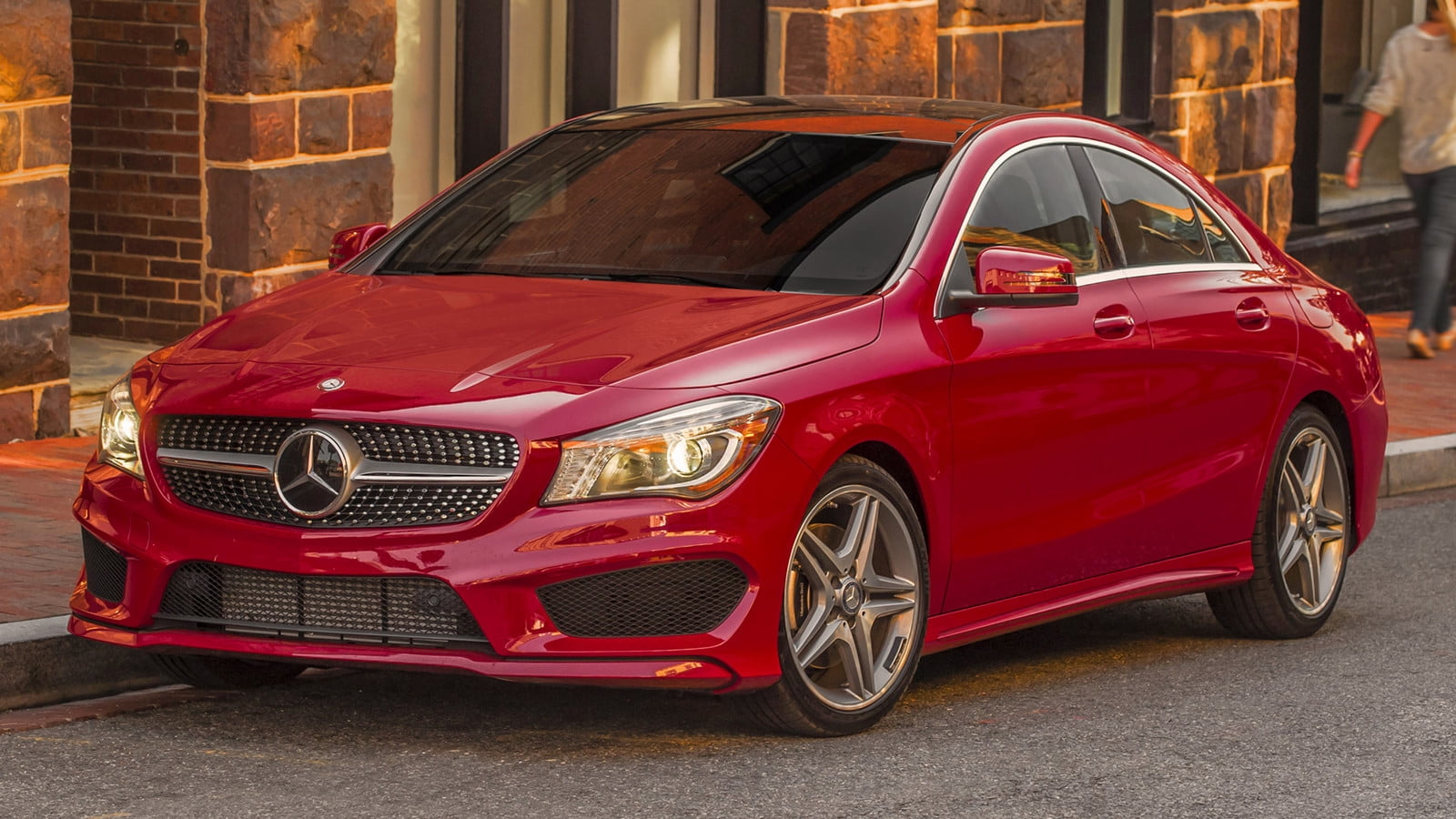 2014 Mercedes Benz CLA Class AMG Styling US Car - 20x30 Inch Glossy ...