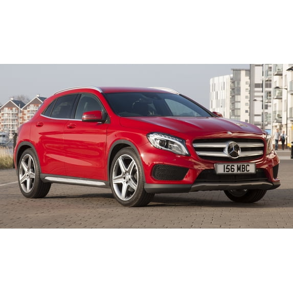 2014 Mercedes-Benz GLA Class AMG Line UK Car - 12x18 Inch Laminated ...
