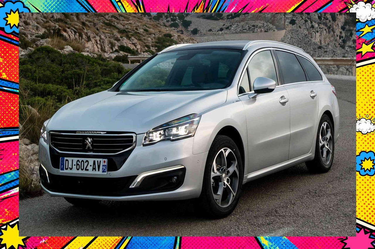 2014 Peugeot 508 SW - Pop Art Edition | 12x18 Inch Laminated Poster ...