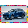 2014 Porsche Cayenne S - Pop Art Edition | 24x36 Inch Glossy Laminated ...