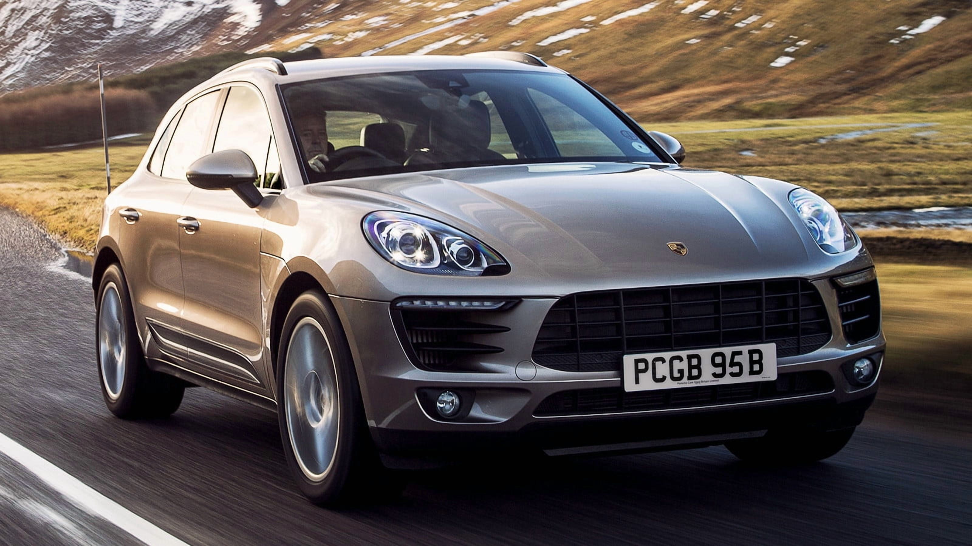 2014 Porsche Macan S UK Style B - 20x30 Inch Laminated Poster ...