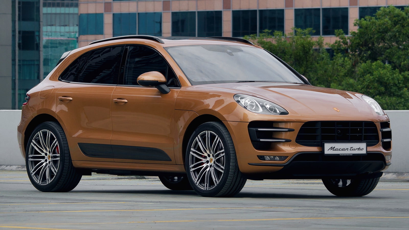 2014 Porsche Macan Turbo MY - 24x36 Inch Glossy Laminated Poster ...