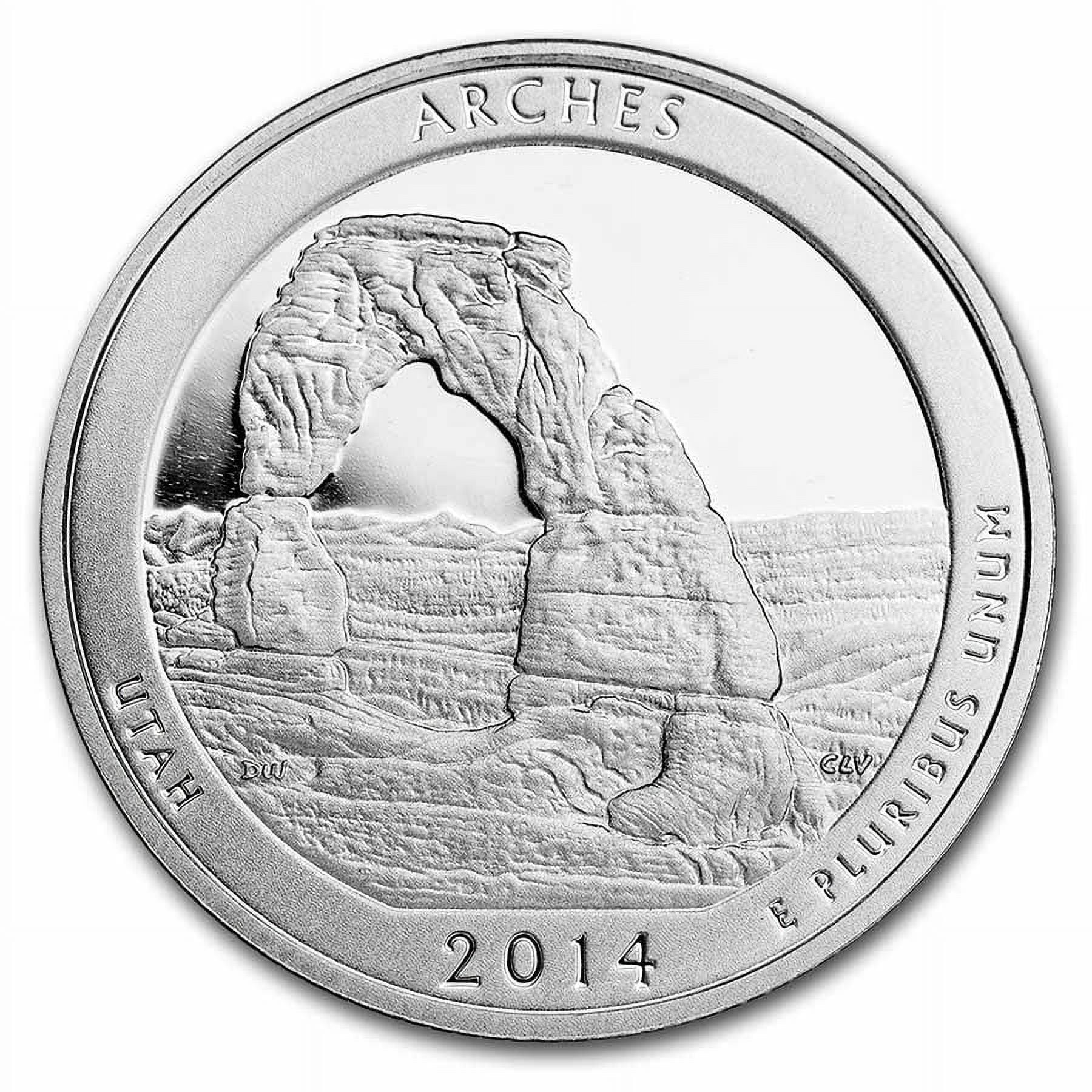 2014-S ATB Quarter Arches National Historical Proof (Silver) - Walmart.com