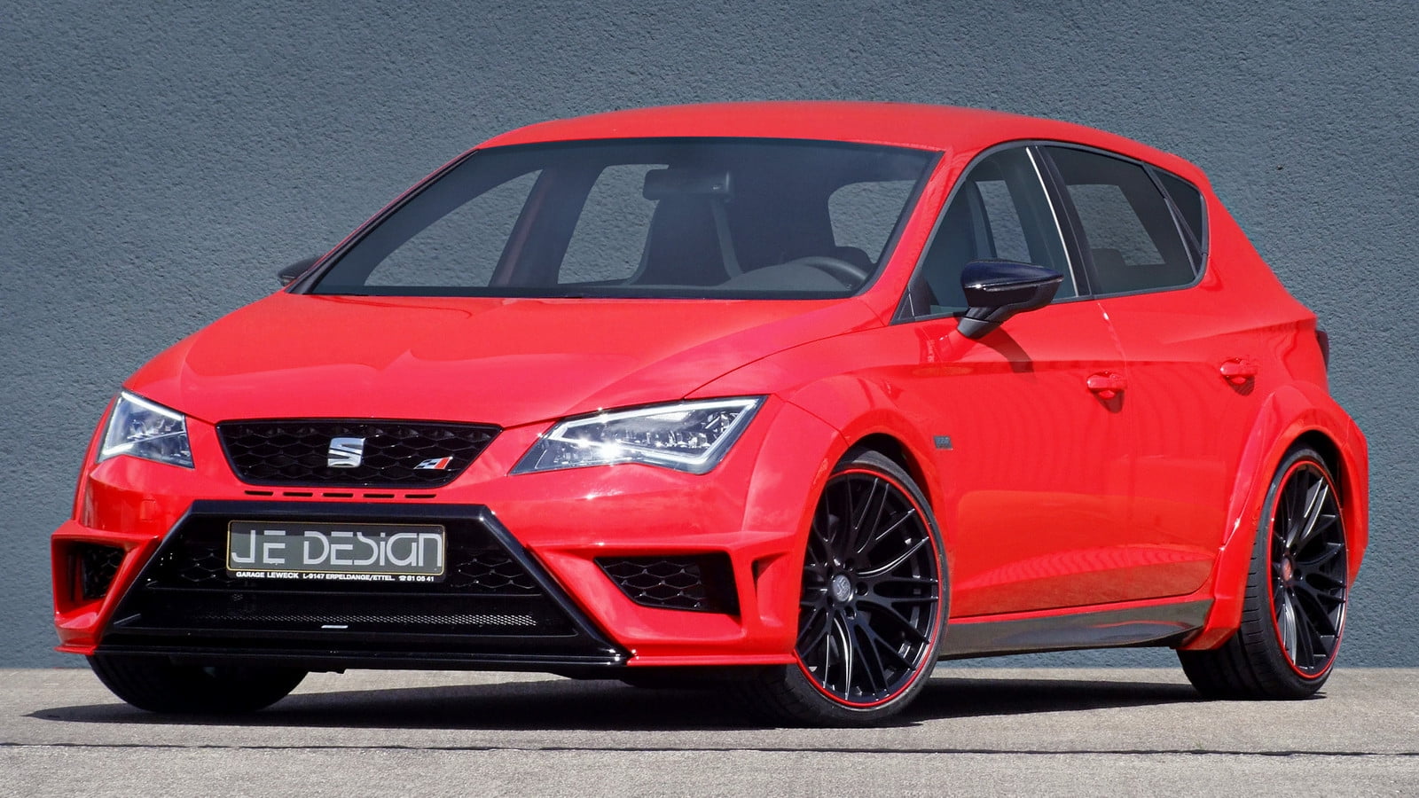 2014 SEAT Leon Cupra by JE Design Car - 24x36 Inch Laminated Poster ...