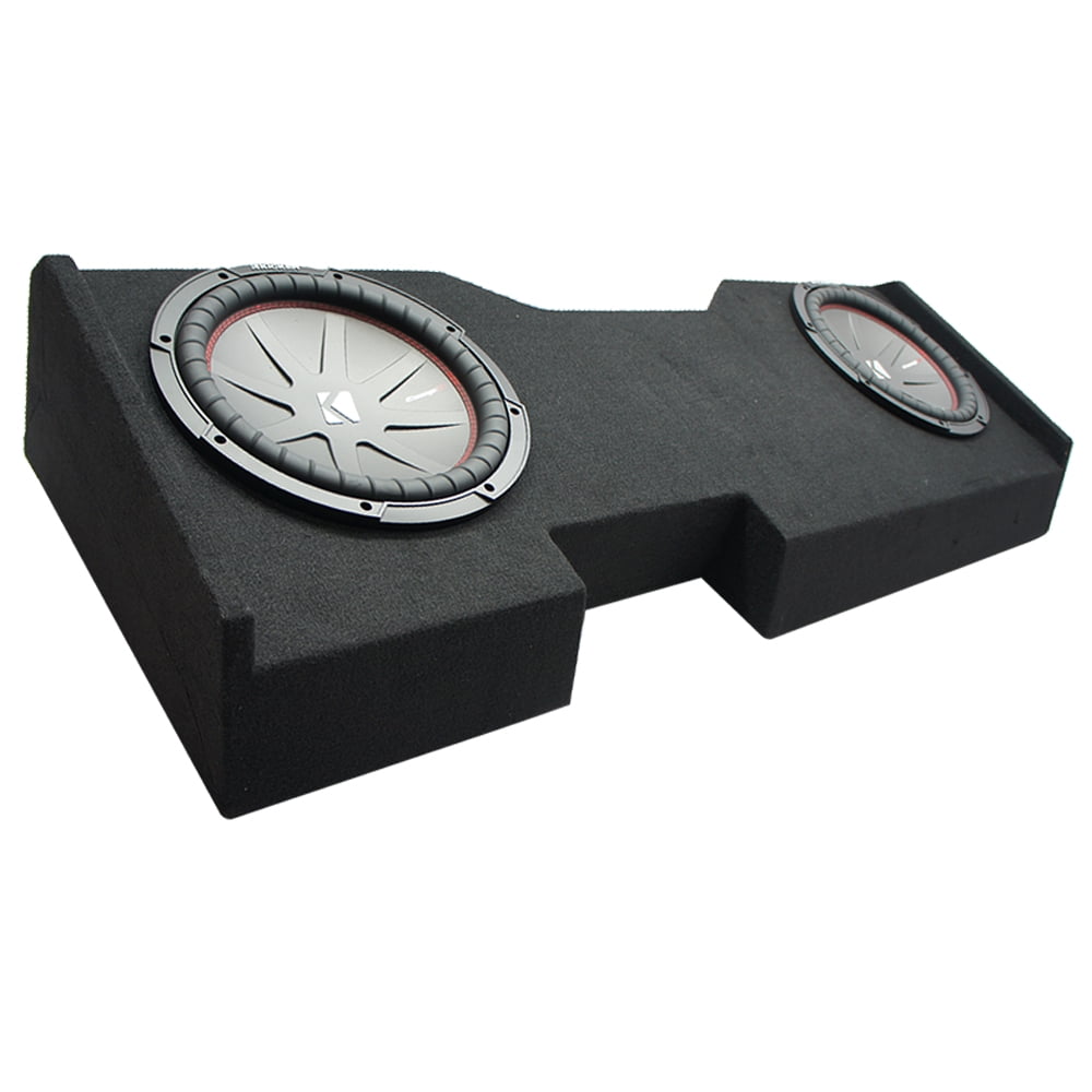 2014 - 2018 Chevy Silverado Crew Cab Kicker CompR CWR10 Dual 10" Sub ...
