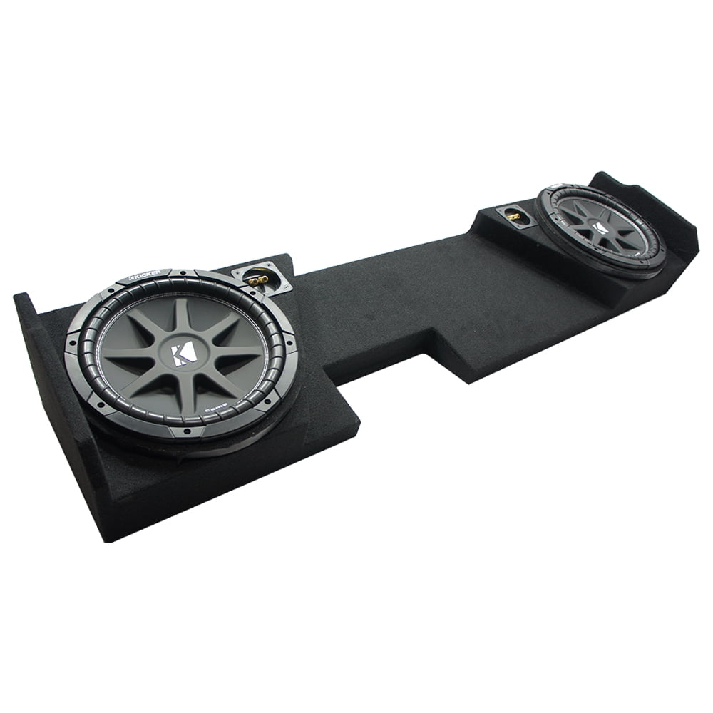 2014-2018 Chevy Silverado Double Cab Kicker Comp C10 Dual 10 Sub Box ...