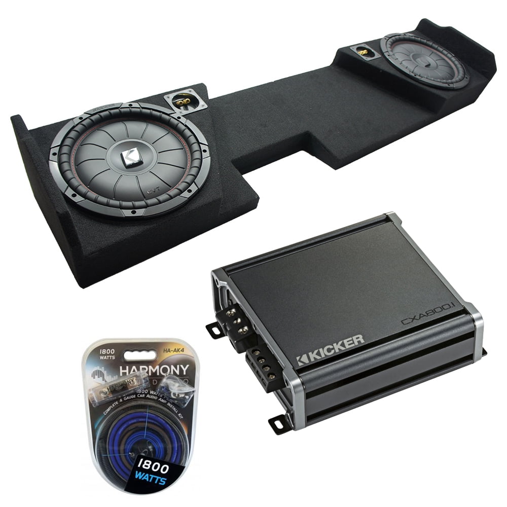 Kicker CompVT CVT12 Dual 12 Sub Box CXA8001 for 2014 - UP Chevy ...