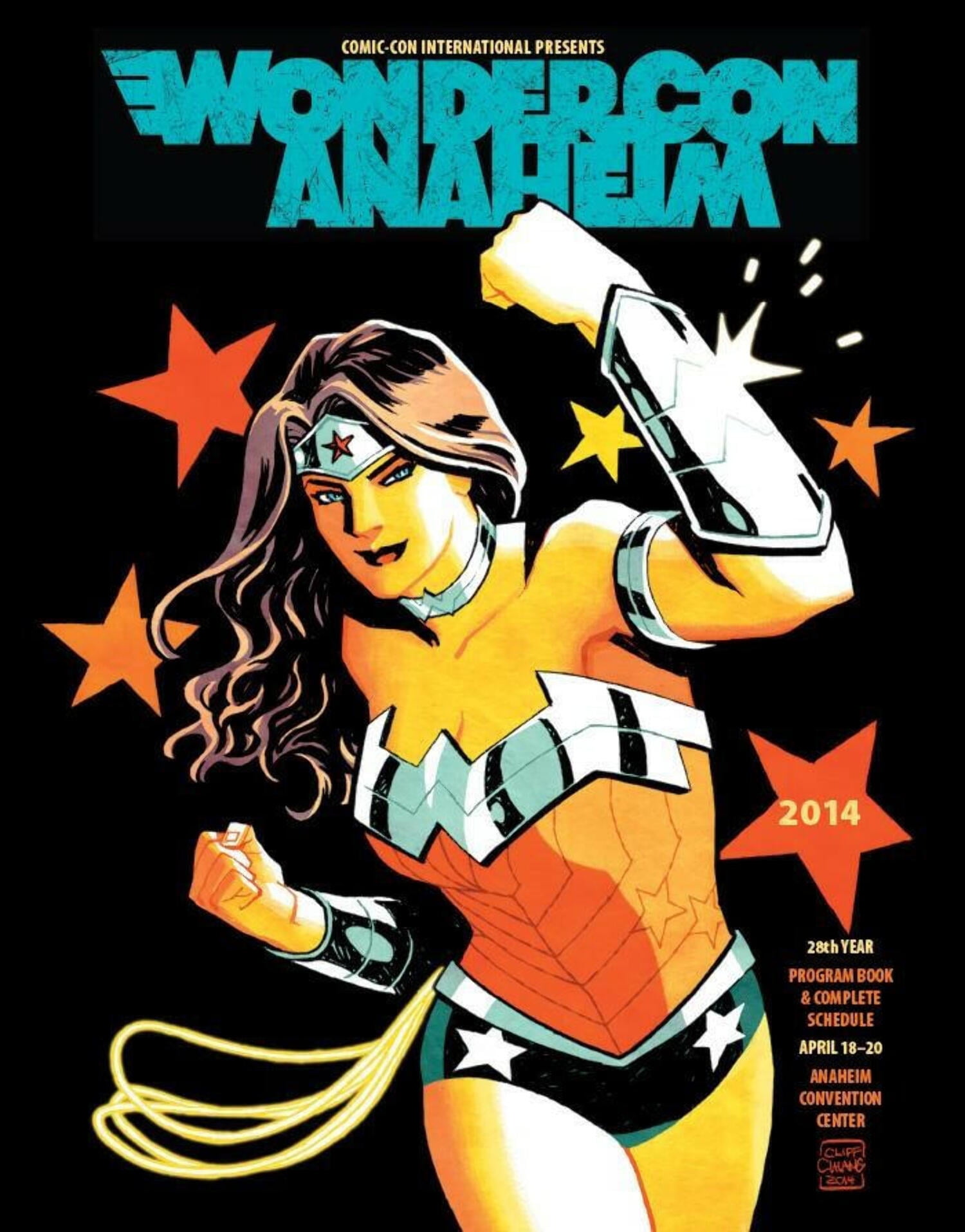 2014 Wondercon program magazine (Wonder Woman cover) - Walmart.com
