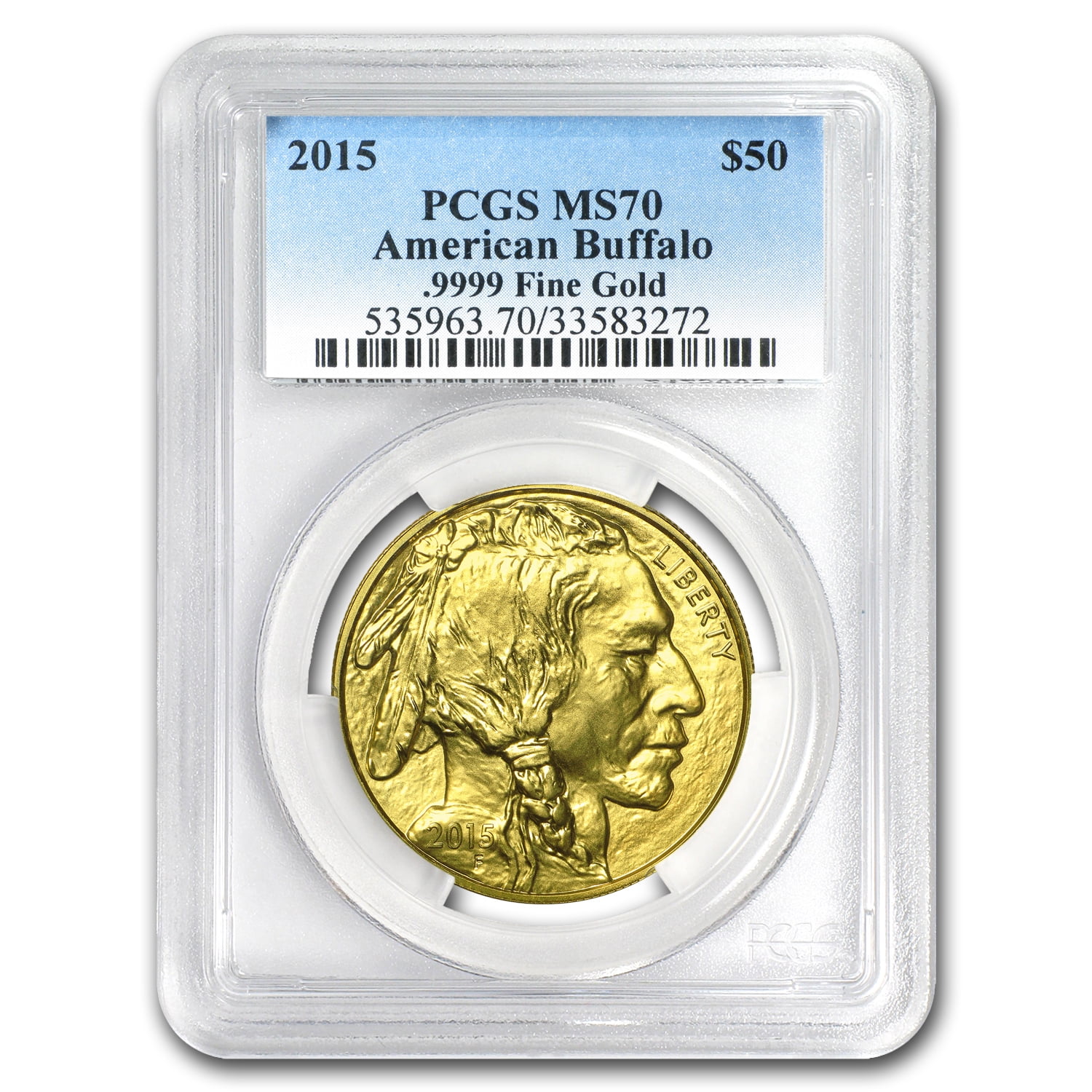 2015 1 oz Gold Buffalo MS-70 PCGS - Walmart.com