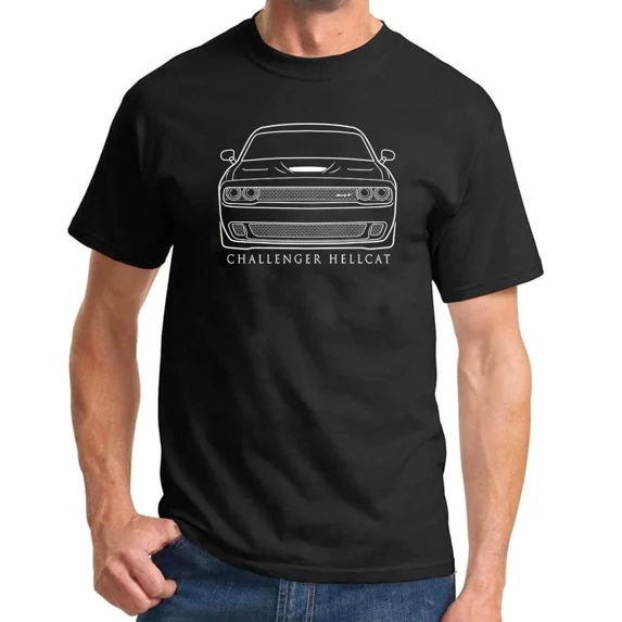 2015-18 SRT Hellcat Challenger Classic Front End Design Tshirt NEW ...