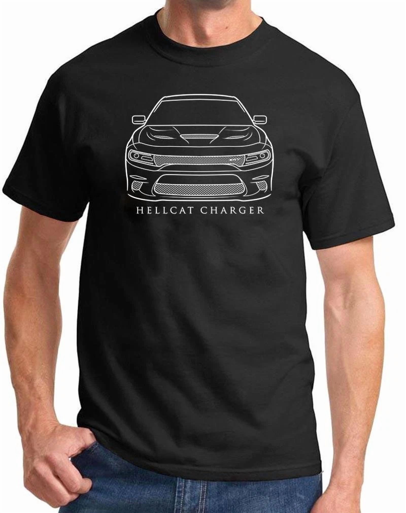 2015-18 SRT Hellcat Charger Classic Front End Design Tshirt NEW ...