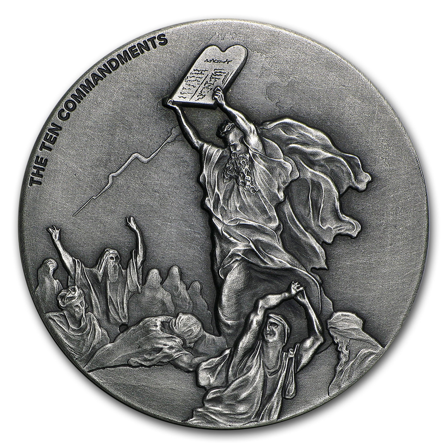 2015 2 oz Silver Coin - Biblical Series (Ten Commandments) - Walmart.com