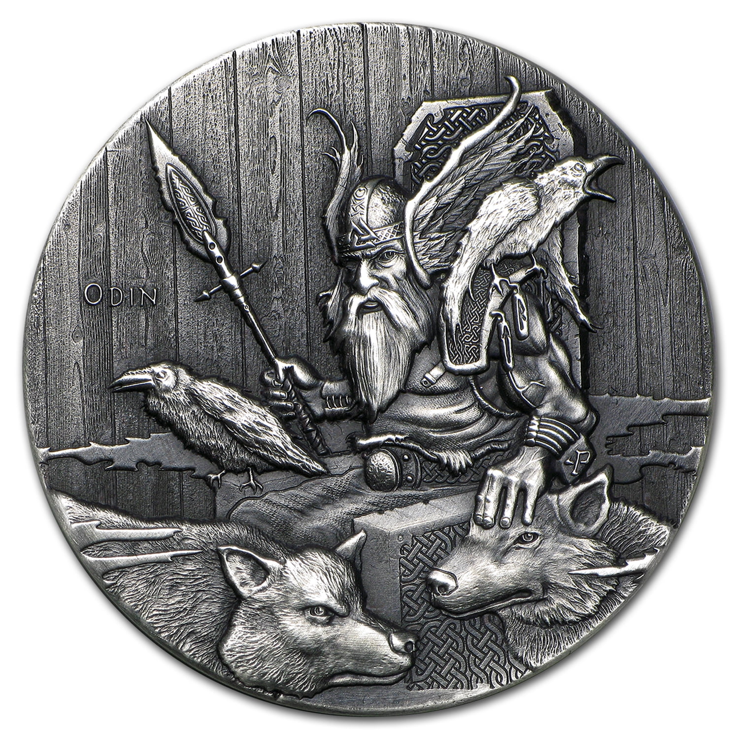 2015 2 oz Silver Coin Viking Series (Odin) - Walmart.com