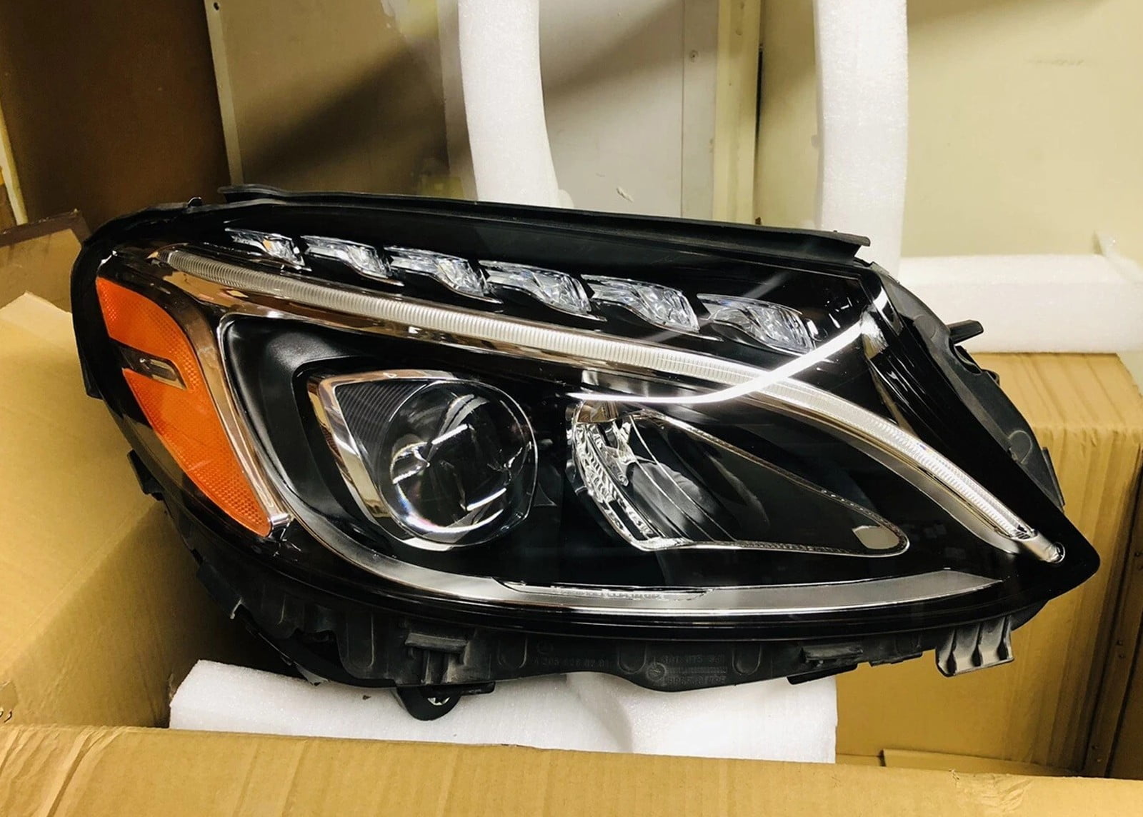 2015 2016 2017 2018 Mercedes Benz C-Class C300 LED Headlights Right ...