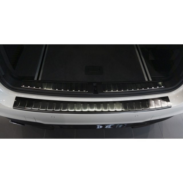 2015-2017 BMW X3 F25 - Graphite Stainless Steel Rear Bumper Protector ...