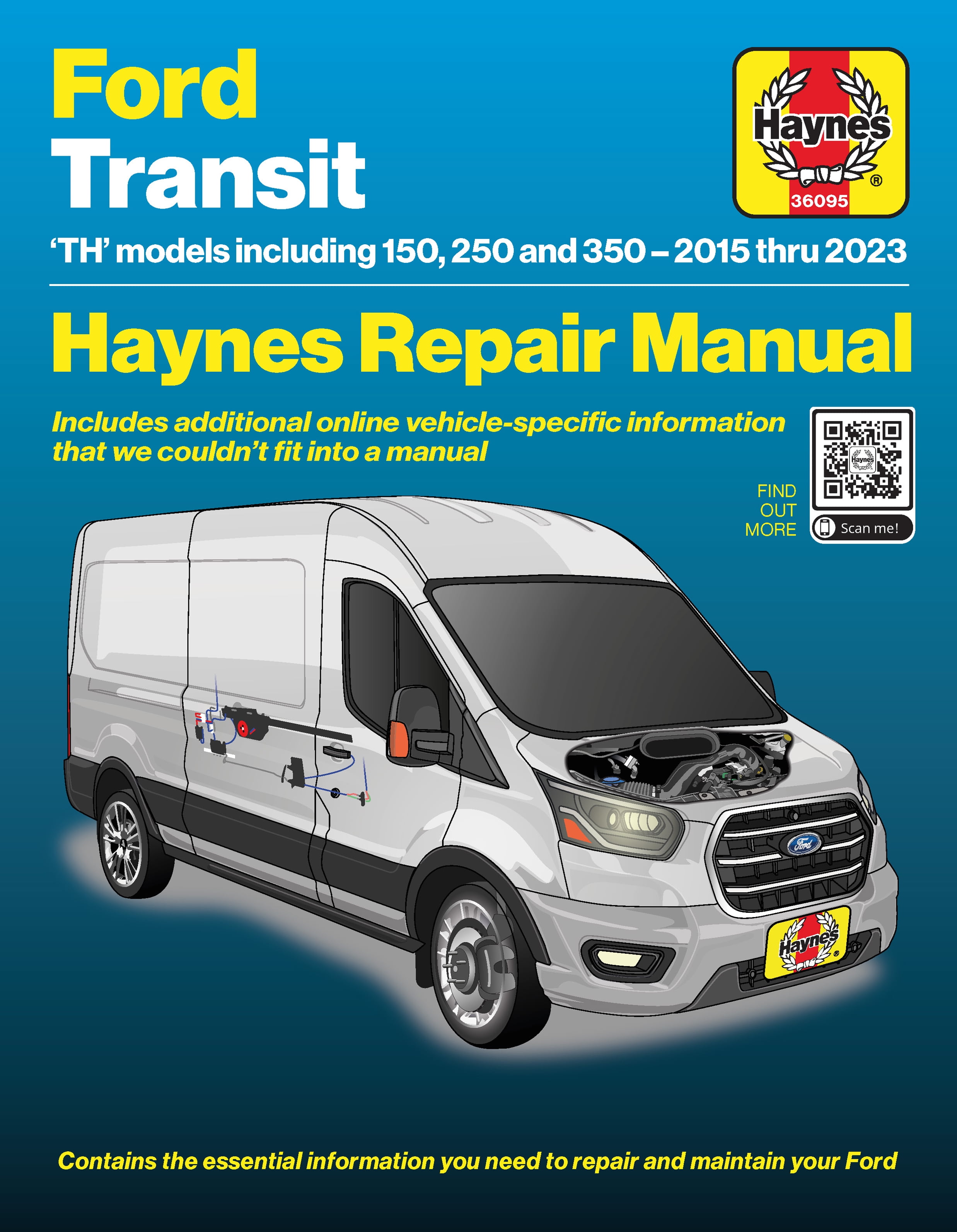 2015-2023 Ford Transit Haynes Repair Manual - Covering 'TH' Models 150 ...