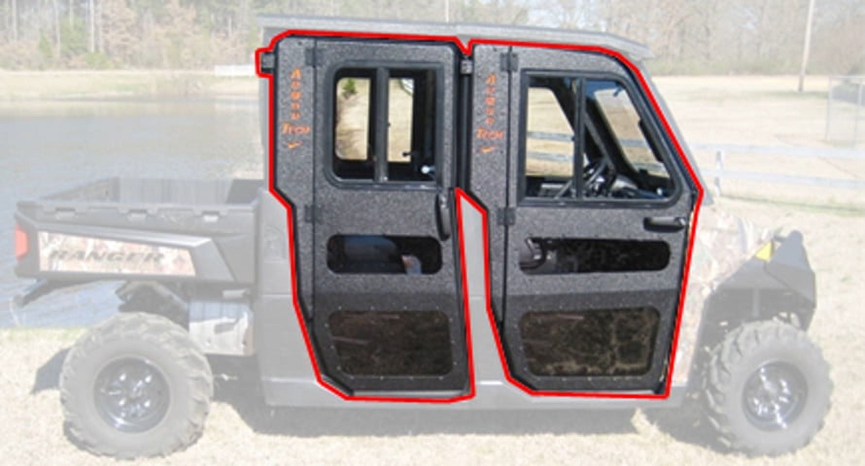 2015-21 fits Polaris Ranger Crew XP 570 Full Steel Doors Only for Cab ...