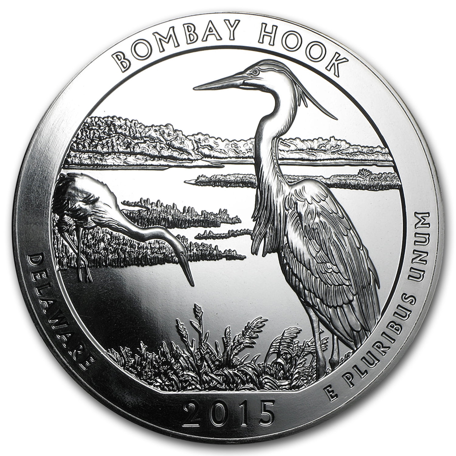 2015 5 oz Silver ATB Bombay Hook National Wildlife Refuge, DE - Walmart.com