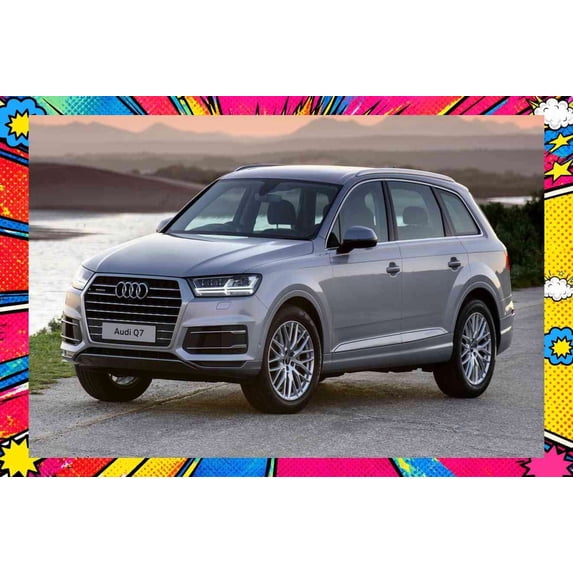 2015 Audi Q7 ZA - Pop Art Edition | 12x18 Inch Laminated Poster ...