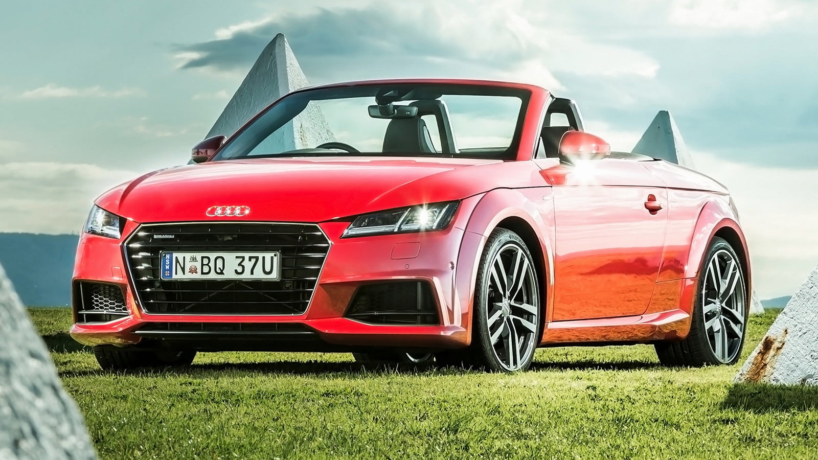 2015 Audi TT Roadster S Line AU Style A - 20x30 Inch Glossy Laminated ...