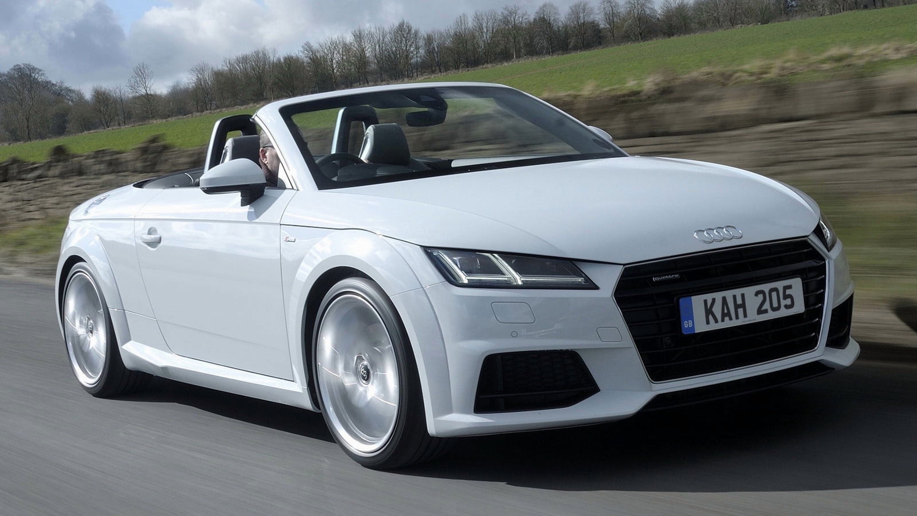 2015 Audi TT Roadster S Line UK Car - 20x30 Inch Laminated Poster ...