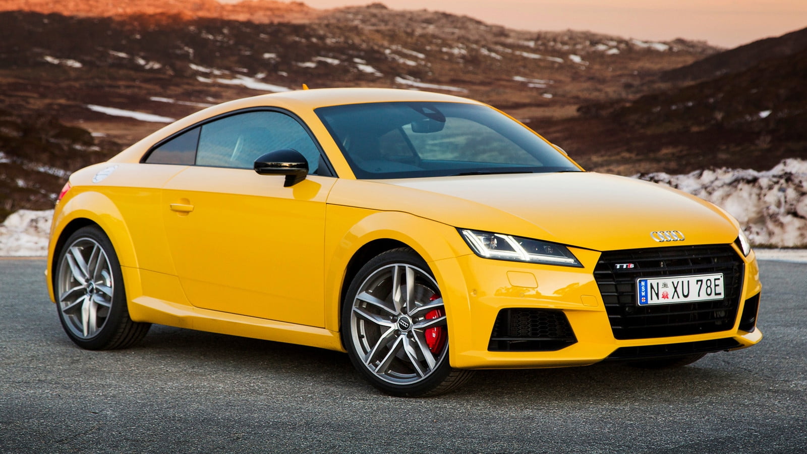 2015 Audi TTS Coupe AU - 24x36 Inch Glossy Laminated Poster - Stunning ...