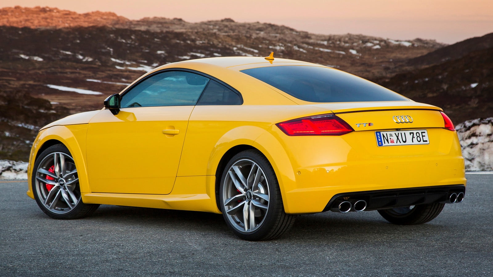 2015 Audi TTS Coupe AU Style B - 20x30 Inch Glossy Laminated Poster ...