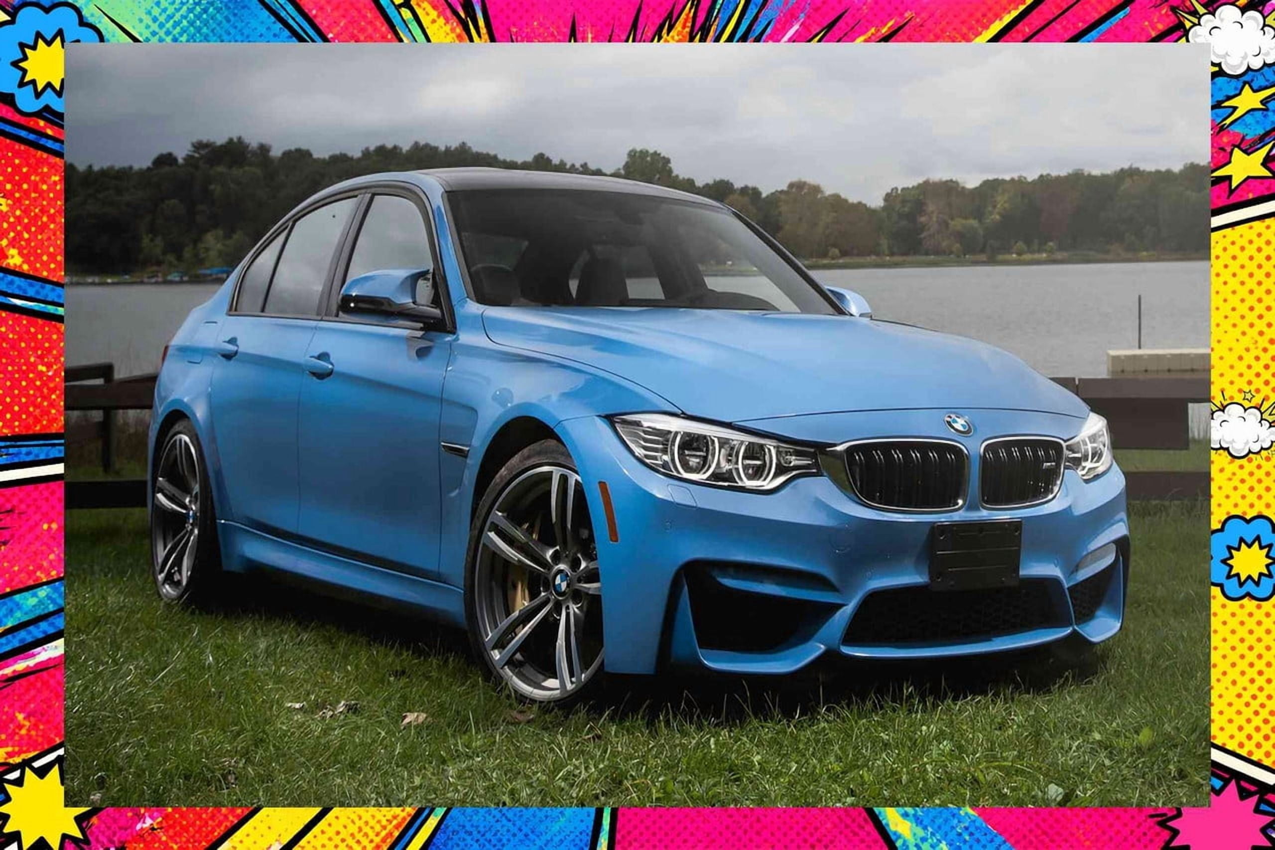 2015 BMW M3 - Pop Art Edition | 20x30 Inch Glossy Laminated Poster ...