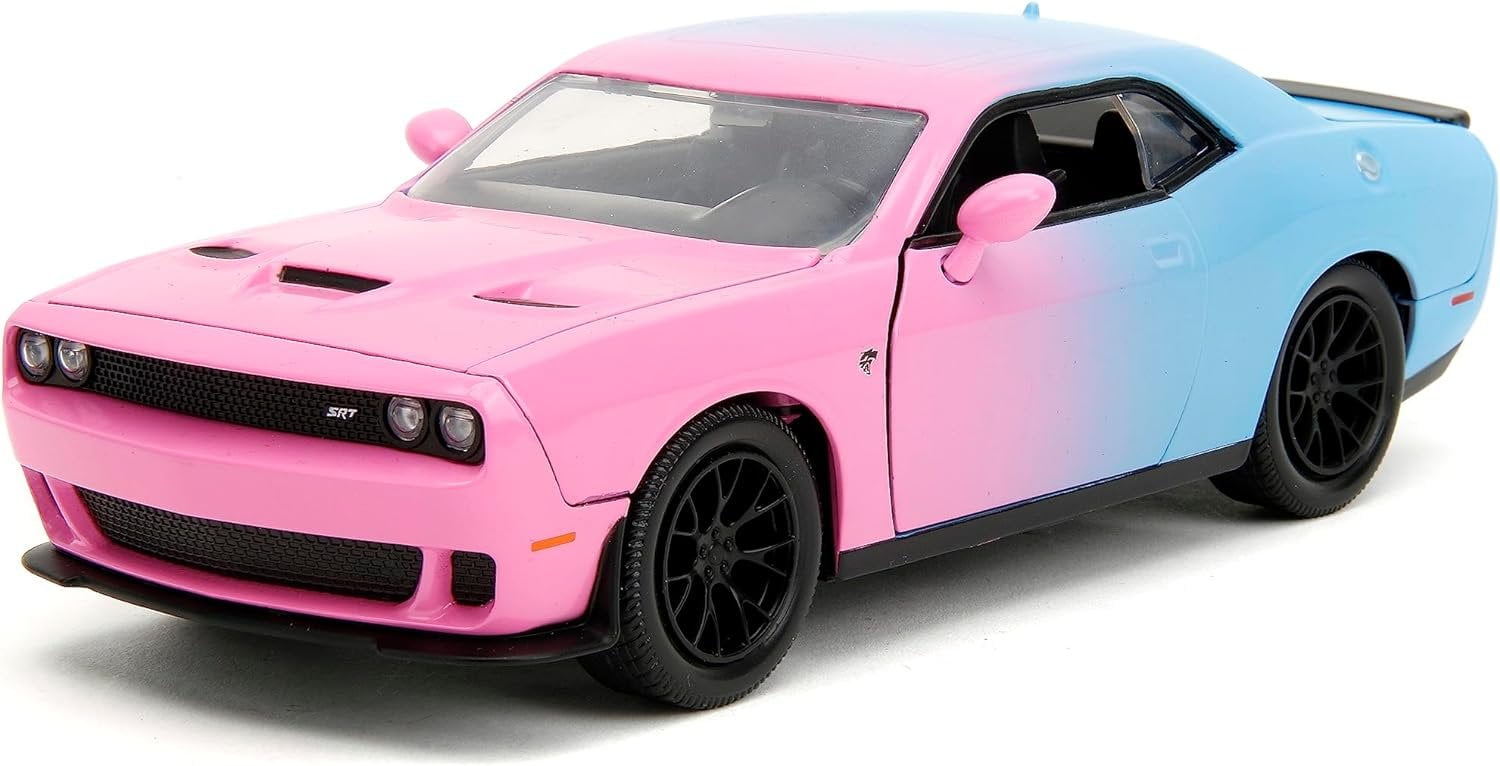 2015 Dodge Challenger SRT Hellcat Pink and Blue Pink Slips Series 1/24 ...