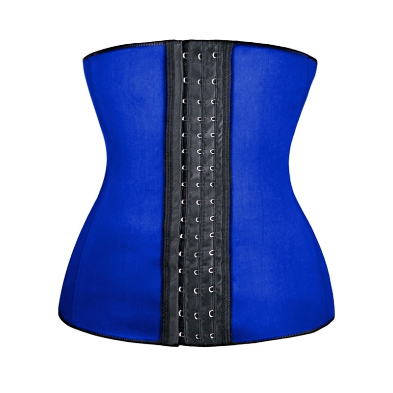 2015 Fashion Latex Waist Cincher Steel Boned Waist Training Corset ...