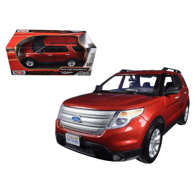 2015 Ford Explorer XLT Red 1/18 Diecast Model Car by Motormax - Walmart.com