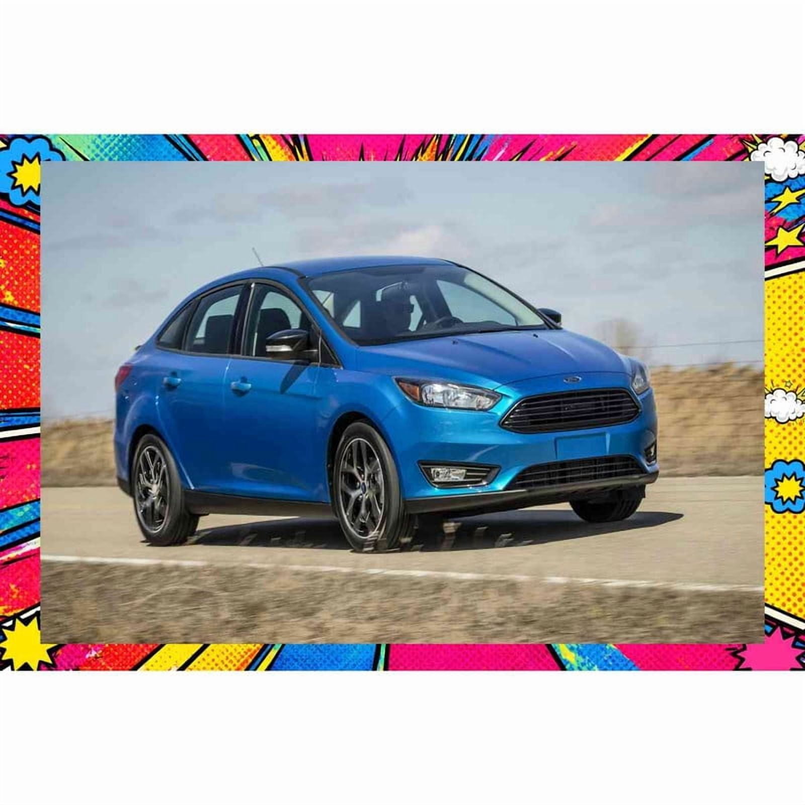 2015 Ford Focus Sedan - Pop Art Edition | 20x30 Inch Laminated Poster ...