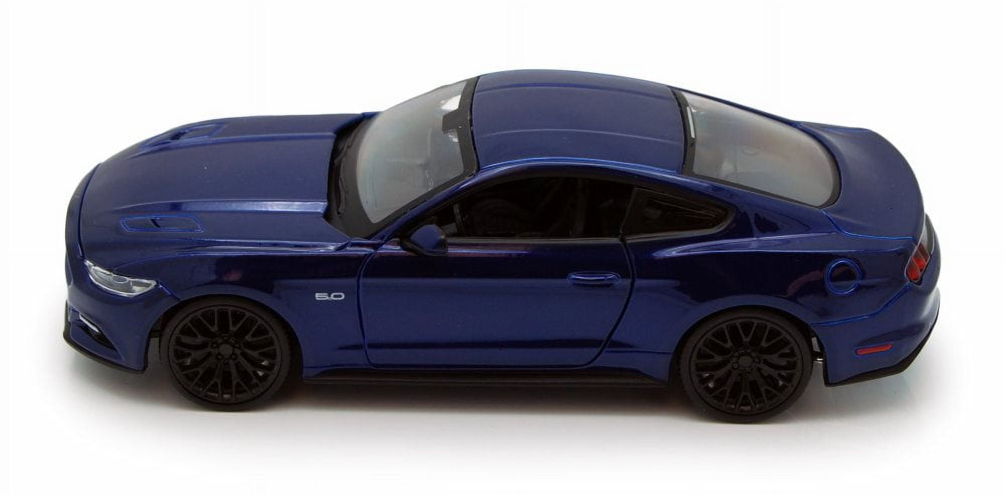 2015 Ford Mustang Hard Top, Blue - Showcasts 34508 - 1/24 Scale Diecast ...