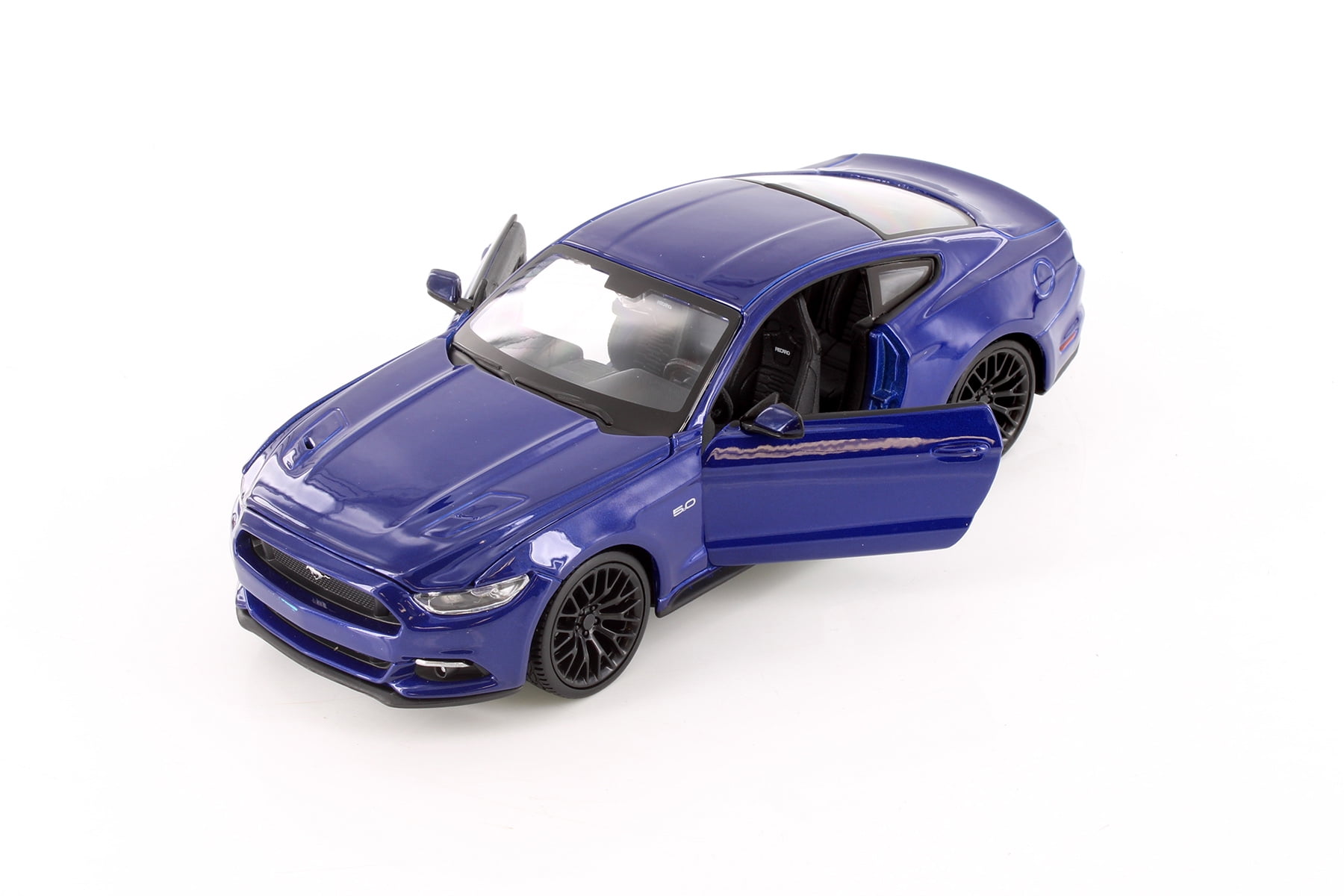 2015 Ford Mustang Hardtop, Blue - Showcasts 37508 - 1/24 Scale Diecast ...
