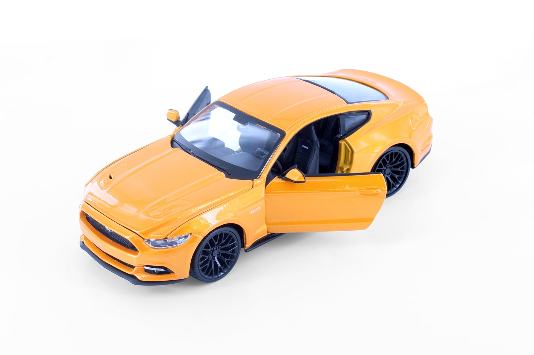 2015 Ford Mustang Hardtop, Orange - Showcasts 37508 - 1/24 Scale ...