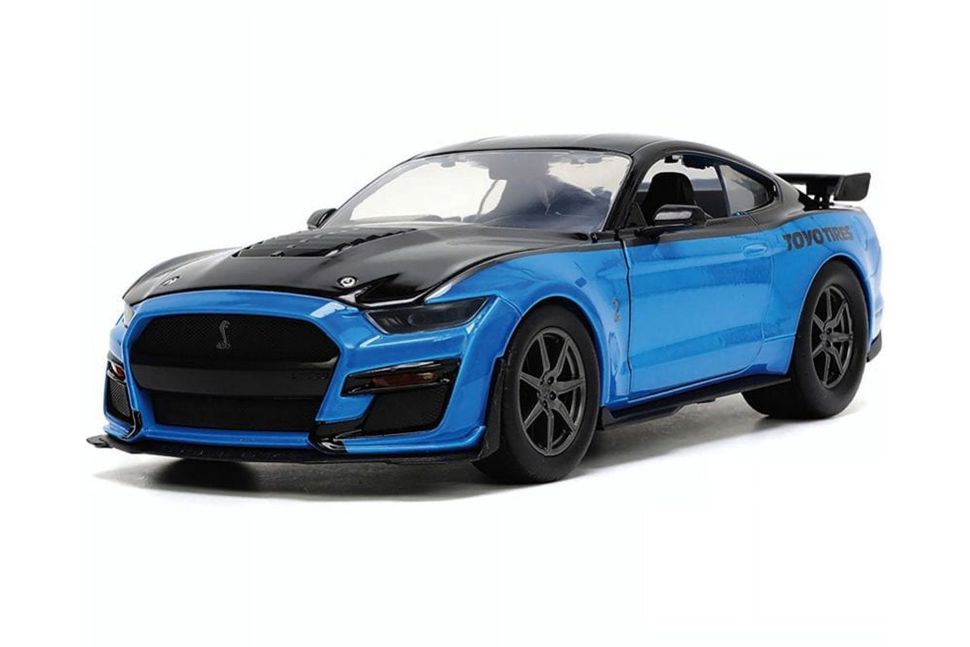 2015 Ford Mustang Shelby GT500, Blue - Jada Toys 33881 - 1/24 scale ...