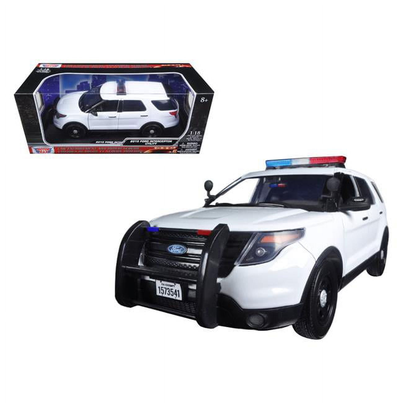 2015 Ford PI Utility Interceptor Police Car Plain, White - Showcasts ...