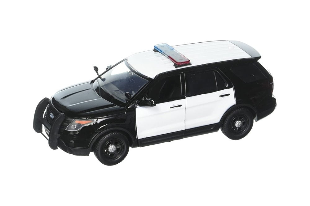 2015 Ford Unmarked Police Interceptor, Black/White - Motor Max 76958 ...