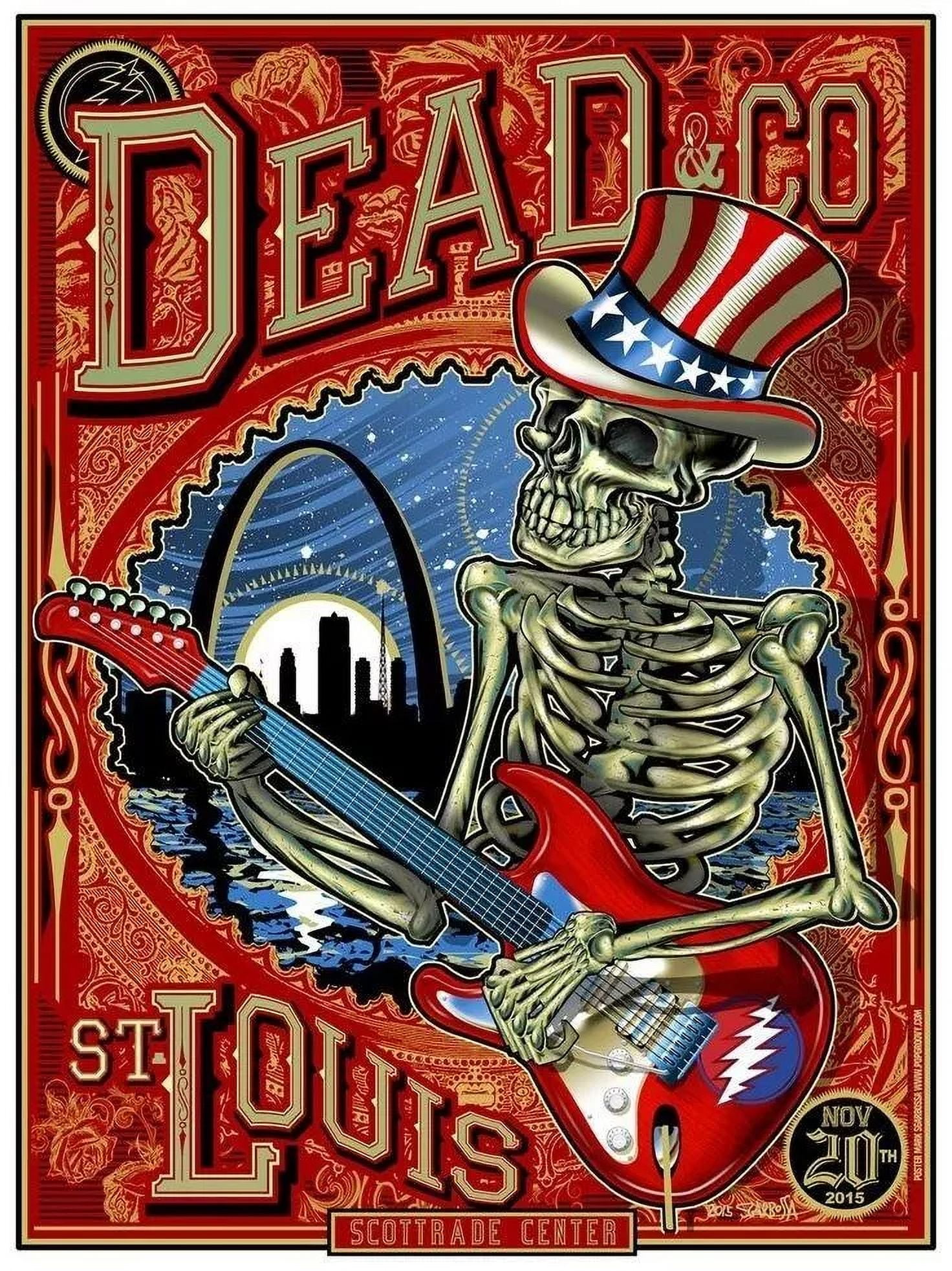 2015 GRATEFUL DEAD POSTER PRINT WALL ART DEAD & COMPANY CONCERT POSTER ...