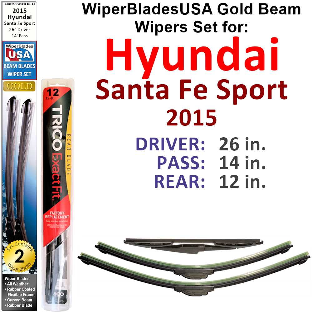 Hyundai Santa Fe Windshield Wipers