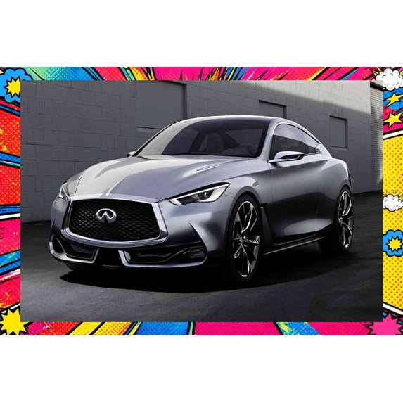 2015 Infiniti Q60 Concept - Pop Art Edition | 24x36 Inch Glossy ...