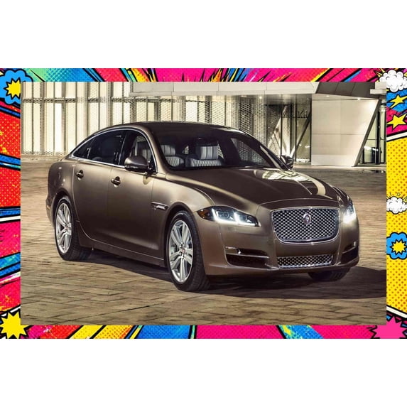 2015 Jaguar XJ L - Pop Art Edition | 20x30 Inch Laminated Poster ...