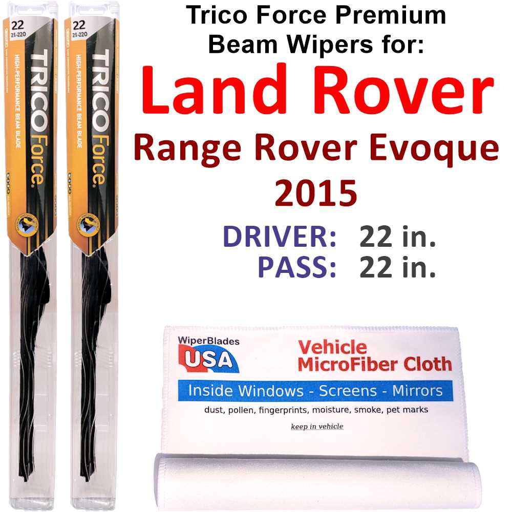 2015 Land Rover Range Rover Evoque Performance Beam Wipers (Set of 2 ...