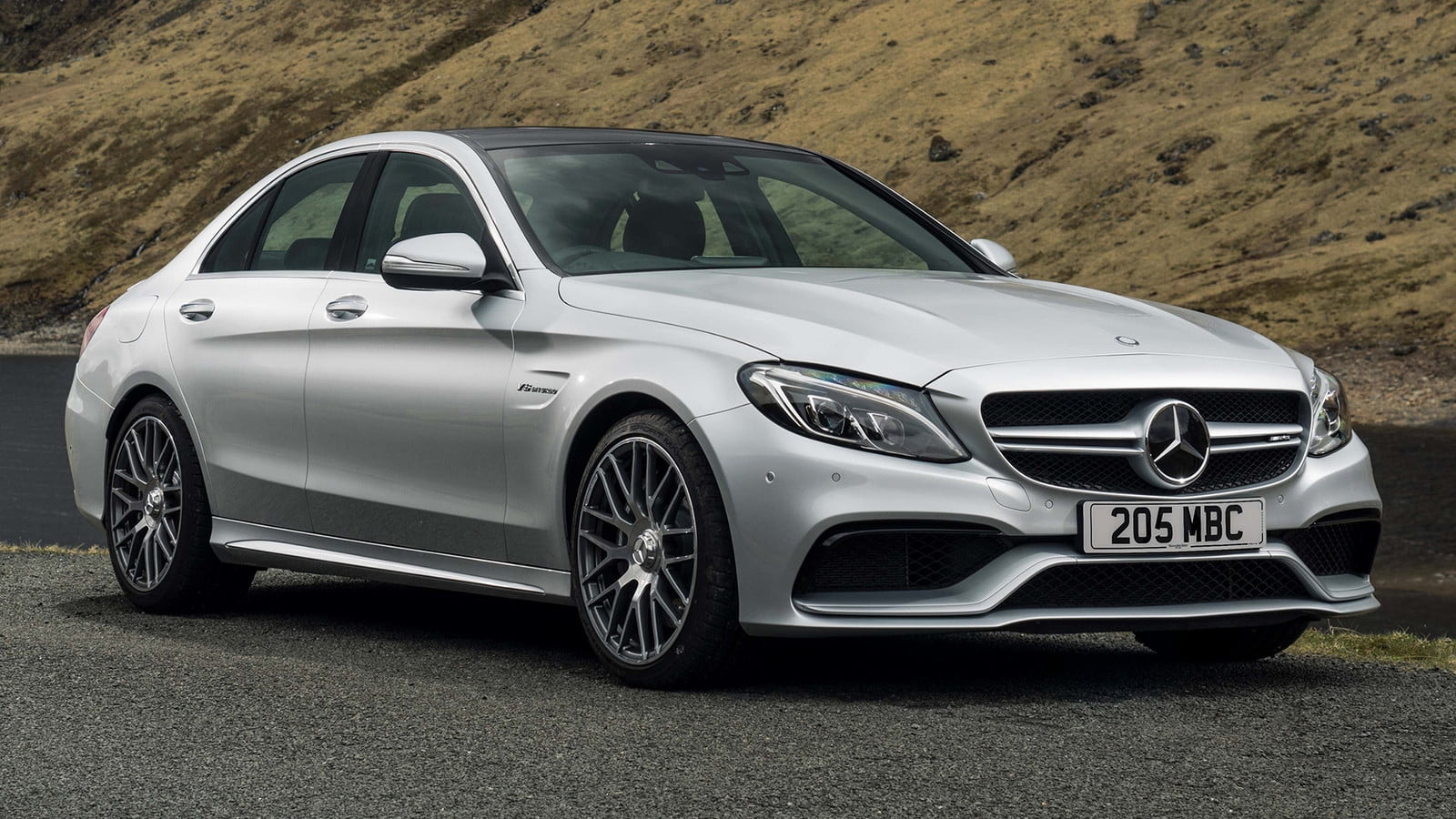 2015 Mercedes AMG C 63 S UK Car - 20x30 Inch Glossy Laminated Poster ...