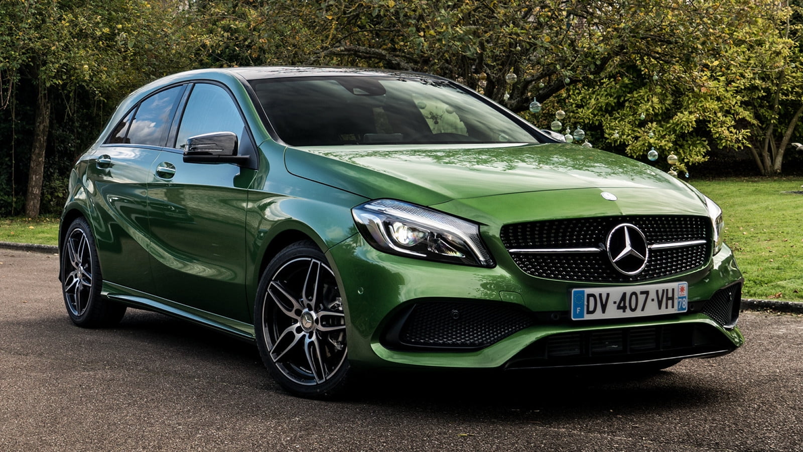 2015 Mercedes-Benz A Class AMG Line Car - 24x36 Inch Glossy Laminated ...