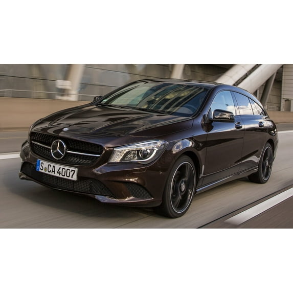 2015 Mercedes-Benz CLA Class Shooting Brake Car Poster - 12x18 Inch ...