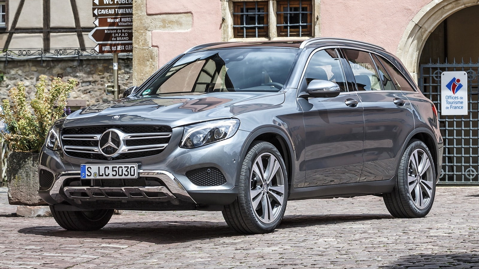 2015 Mercedes Benz GLC Class Off Road Car - 20x30 Inch Glossy Laminated ...