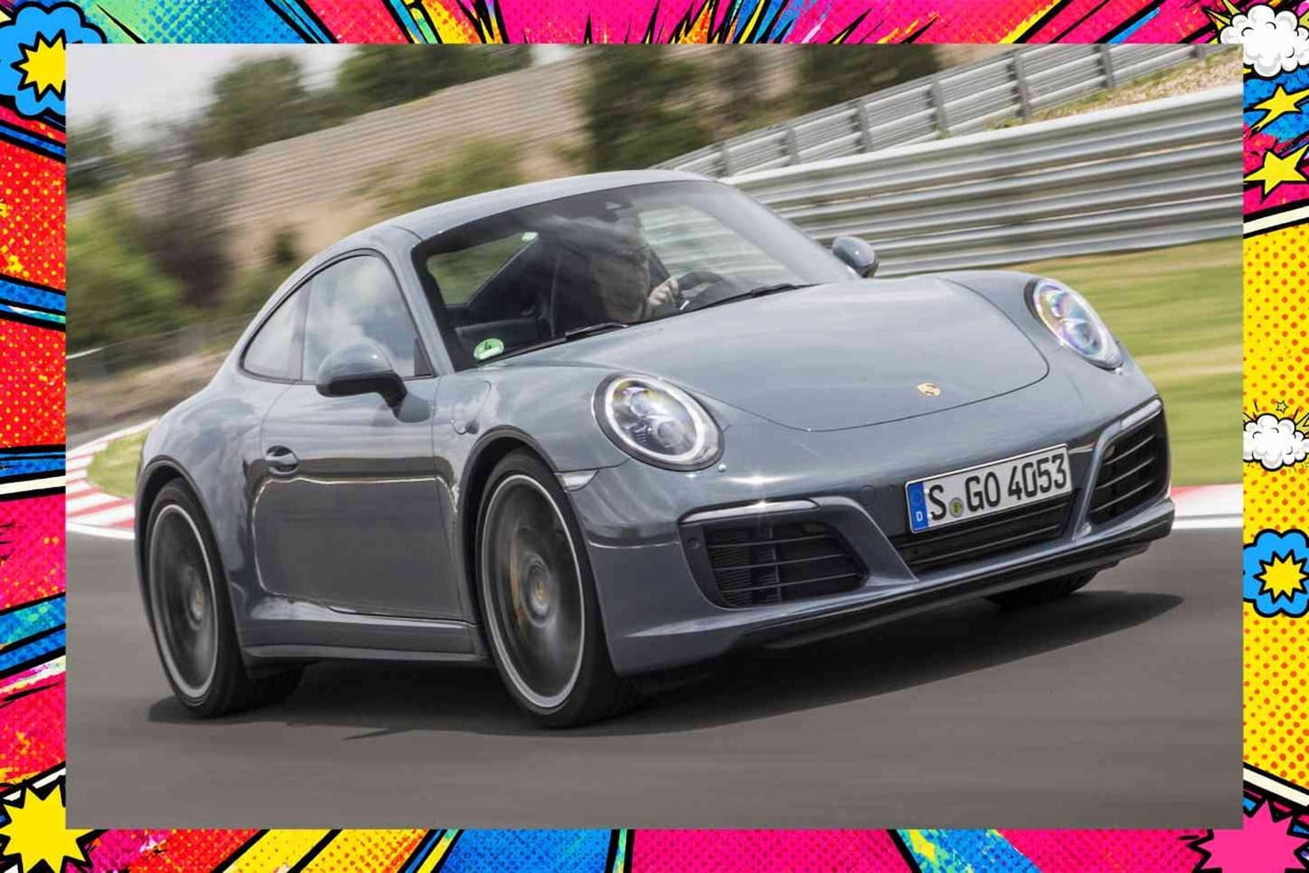 2015 Porsche 911 Carrera - Pop Art Edition | 24x36 Inch Glossy ...