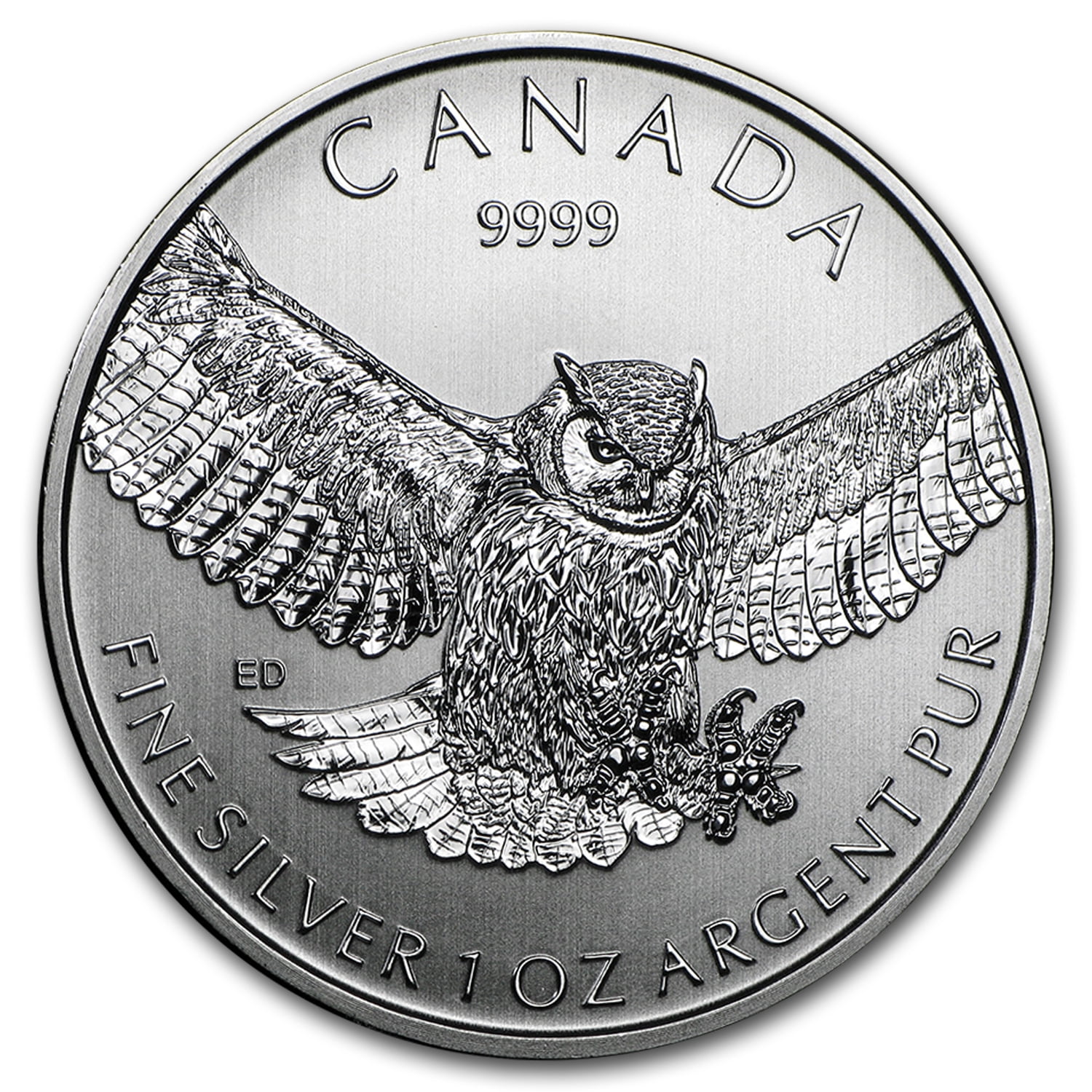 Silver Coin Owl