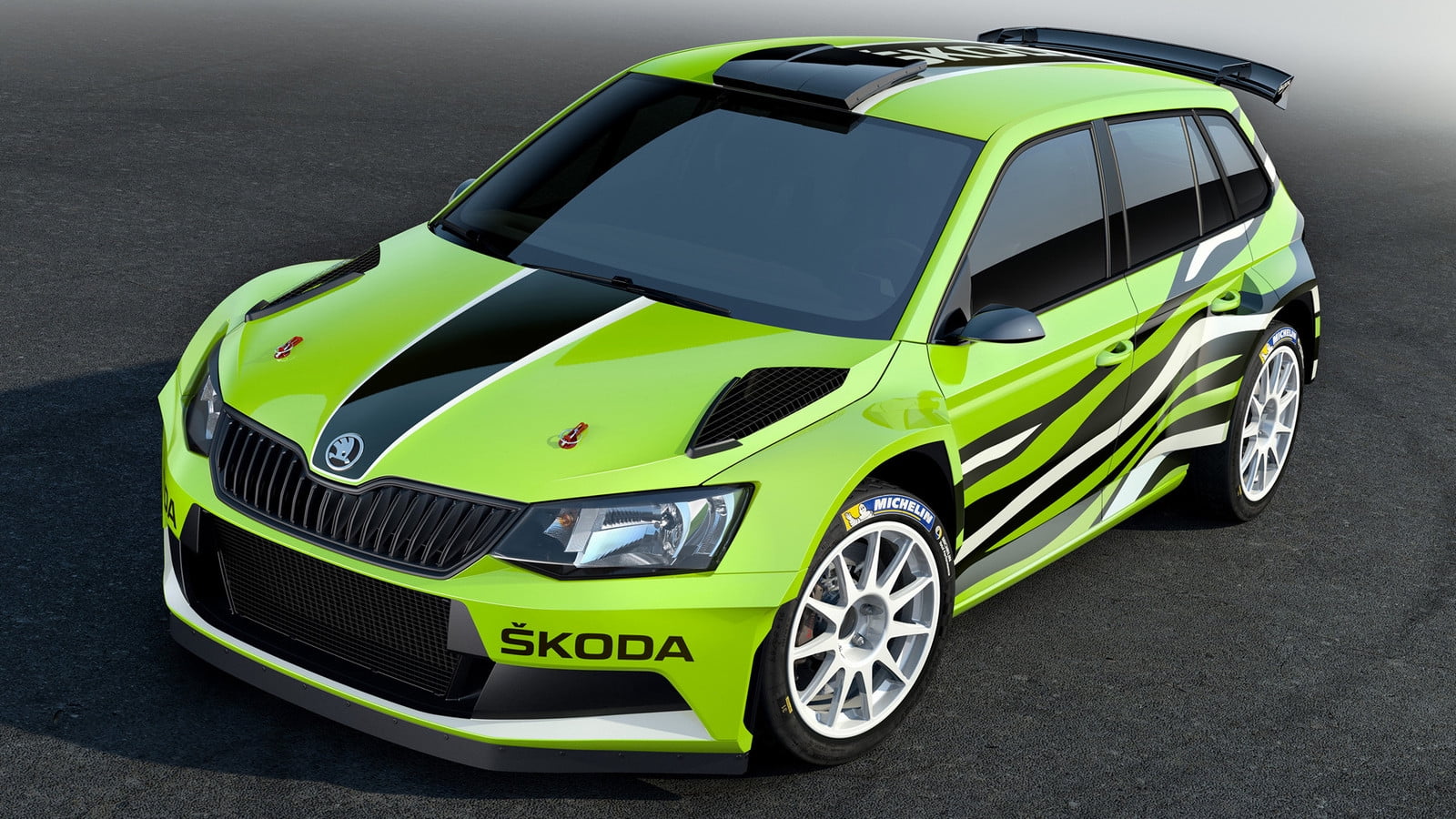 2015 Skoda Fabia R5 Combi Concept Car - 20x30 Inch Laminated Poster ...